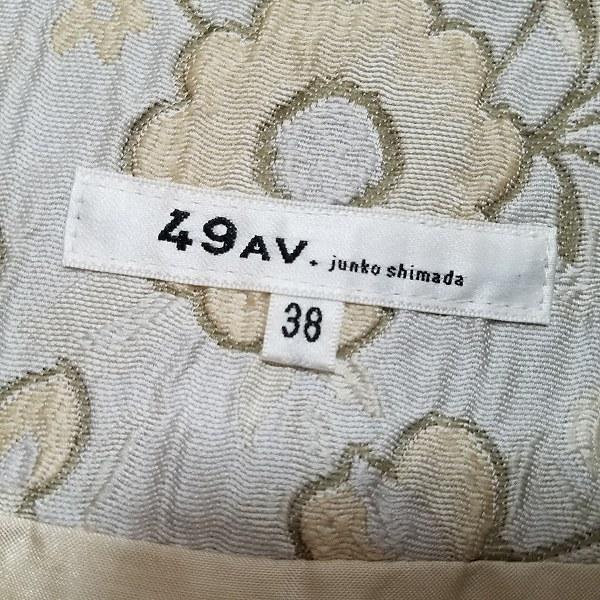 49 AV.junko shimada #anc ジュンコシマダ 49AV. JUNKOSHIMADA スカート 38 ベージュ系 花柄 レディース [774993] : アクイールヤフー ...