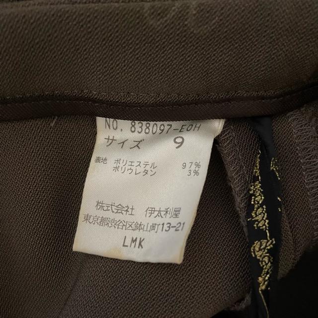 伊太利屋（Italiya） #anc GKITALIYA パンツ 9 茶 ロゴ柄 レディース [784696] : アクイールヤフーショップ ...