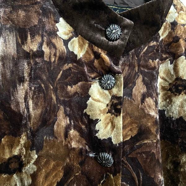 Leilian #wnc SALE レリアン コート 11 茶 ベロア調 花柄 レディース [791656] : アクイールヤフーショップ ...