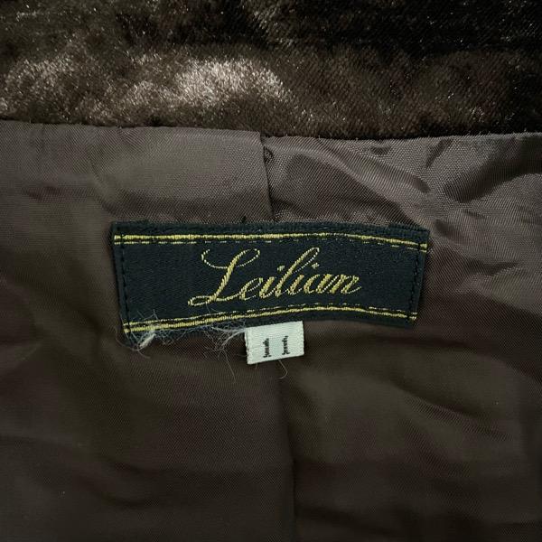 Leilian #wnc SALE レリアン コート 11 茶 ベロア調 花柄 レディース [791656] : アクイールヤフーショップ - 通販 - Yahoo!ショッピング