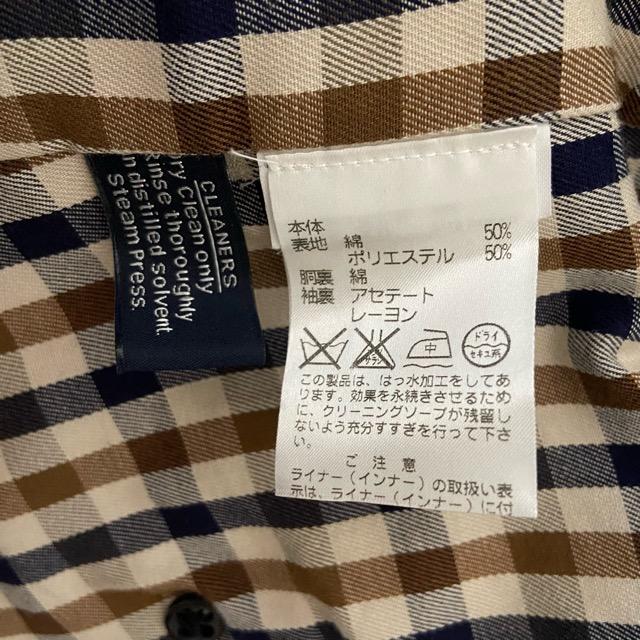 Aquascutum #anc アクアスキュータム コート 5F 紺 トレンチ Aquascutum #anc アクアスキュータム コート 5F 紺 トレンチ