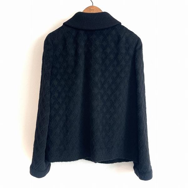 #wnc レオナール LEONARD ジャケット 11R 黒 ウール アルパカ 裏地シルク レディース [816688] : アクイールヤフーショップ - 通販 - Yahoo!ショッピング