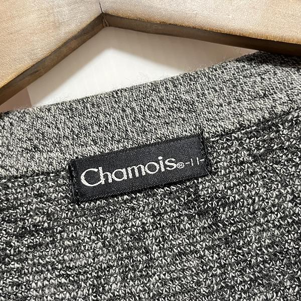 #wnc シャミー Chamois カーディガン 11 グレー 黒 ニット ラメ ロング 柄 レディース [818305] : アクイールヤフーショップ - 通販 - Yahoo!ショッピング