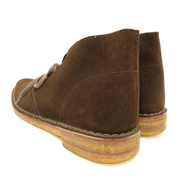 #wns クラークス Clarks ブーツ 7 1/2 茶 デザートブーツ スエード メンズ [824310] : アクイールヤフーショップ ...