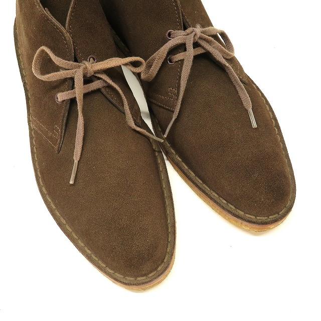 #wns クラークス Clarks ブーツ 7 1/2 茶 デザートブーツ スエード メンズ [824310] : アクイールヤフーショップ ...