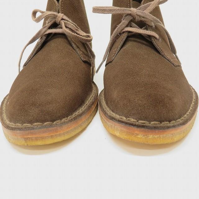 #wns クラークス Clarks ブーツ 7 1/2 茶 デザートブーツ スエード メンズ [824310] : アクイールヤフーショップ ...