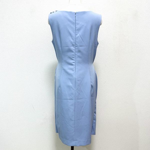 #snc ギンザマギー 銀座マギー EXCLUSIVE FOR MAGGY ワンピース 40 水色 ノースリーブ バックジップ レディース [830623] : アクイールヤフーショップ ...
