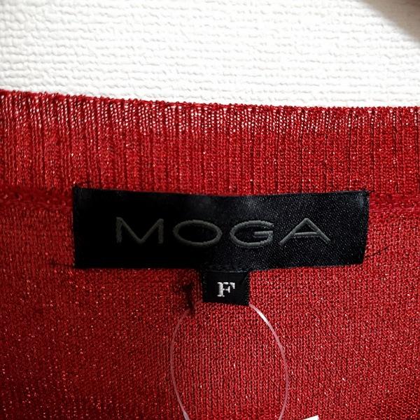 MOGA #snc モガ セーター F 赤ニット チュニック ラメ 半袖 レディース [833992] : アクイールヤフーショップ - 通販 - Yahoo!ショッピング