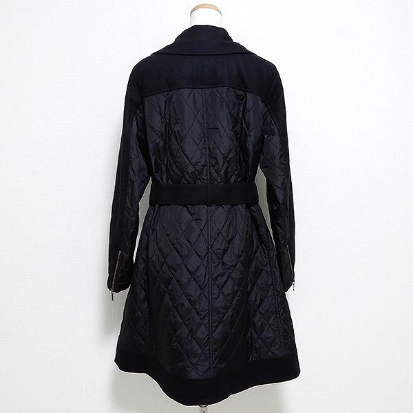 #wnc トクコ TOKUKO1erVOL*J コート ダブル 中綿 キルティング 切り替え ダブルジップ タグ付き 新品同様 9 黒系 ...