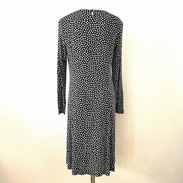 Leilian #anc レリアン ワンピース 9 黒 白 グレー 長袖 総柄 レディース [856224] : アクイールヤフーショップ - 通販 - Yahoo!ショッピング