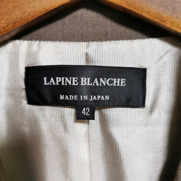 #anc ラピーヌブランシュ LAPINE BLANCHE ジャケット ステッチ 42 茶系 レディース [901789] : アクイールヤフーショップ - 通販 - Yahoo!ショッピング