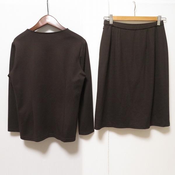 Leilian #anc レリアン セットアップ ツーピース 9 茶 赤 千鳥格子 レディース [902001] : アクイールヤフーショップ ...