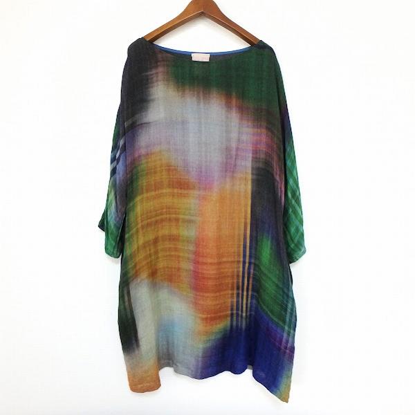 #anc シビラ Sybilla チュニック L マルチ 柄 ドルマンスリーブ レディース [911172] : アクイールヤフーショップ ...