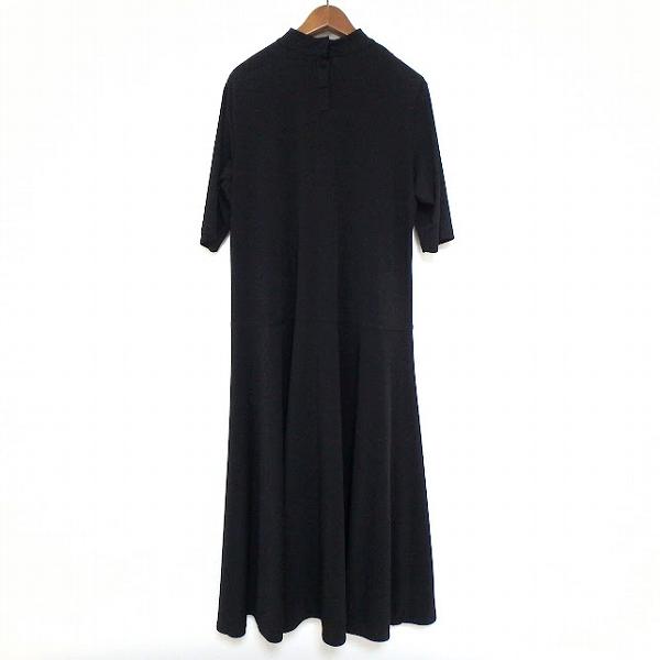 TOKUKO 1er VOL（トクコ・プルミエヴォル） #anc トクコ ワンピース 9 黒 白 柄 スパンコール 半袖 ハイネック ...