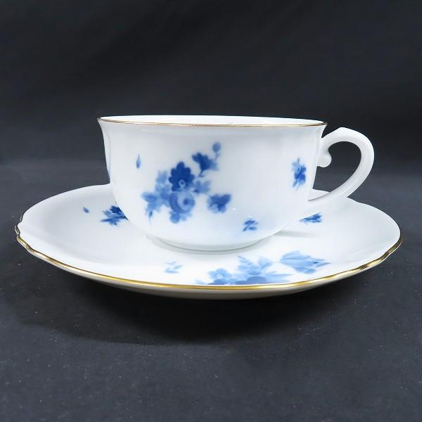 #anv オオクラトウエン 大倉陶園 カップ＆ソーサー 5客 ソーサー ブルーフラワー 金彩 洋食器 [919670] : アクイールヤフーショップ - 通販 - Yahoo!ショッピング