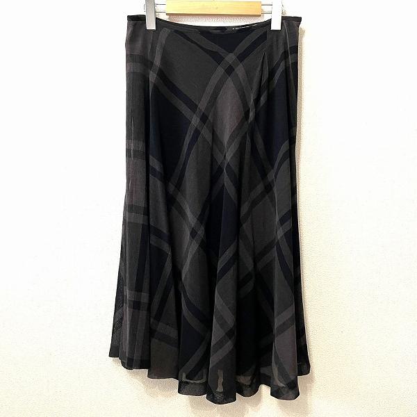 #axc アルバ ロッサ インポートロッサ ALBA ROSSA スカート 44 こげ茶 黒 チェック 大きいサイズ レディース [932434] : アクイールヤフーショップ - 通販 ...