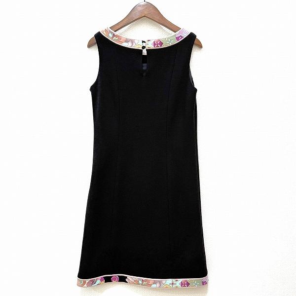 #snc レオナール LEONARD ワンピース 7AR 黒系 ノースリーブ バックジップ 小さいサイズ レディース [934258] : アクイールヤフーショップ - 通販 - Yahoo ...