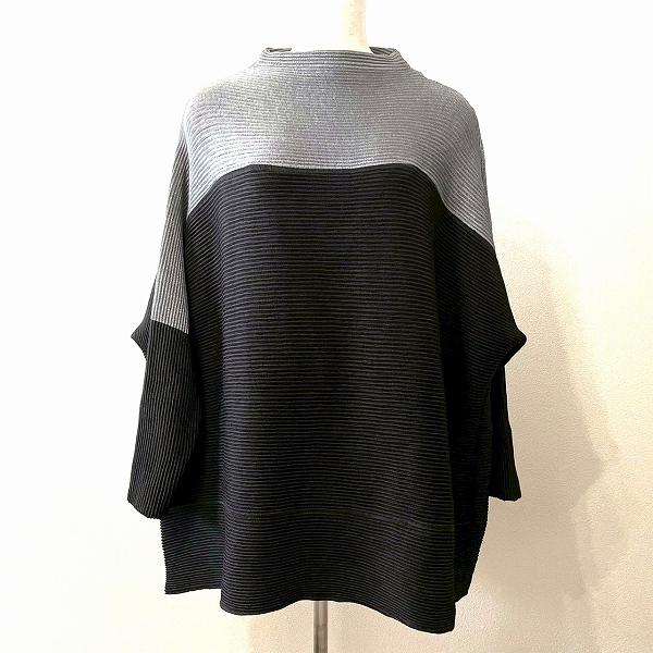 SPECCHIO #anc スペッチオ カットソー 40 黒 グレー プリーツ ドルマン風 バイカラー レディース [936222] : アクイールヤフーショップ - 通販 - Yahoo ...