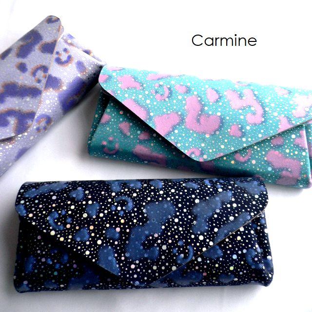 Carmine（カーマイン） ノベルティ ミニウォレット 雲 星空 長財布 LWKM パープル ピンク ネイビーブルー : Ac-Lounge ...