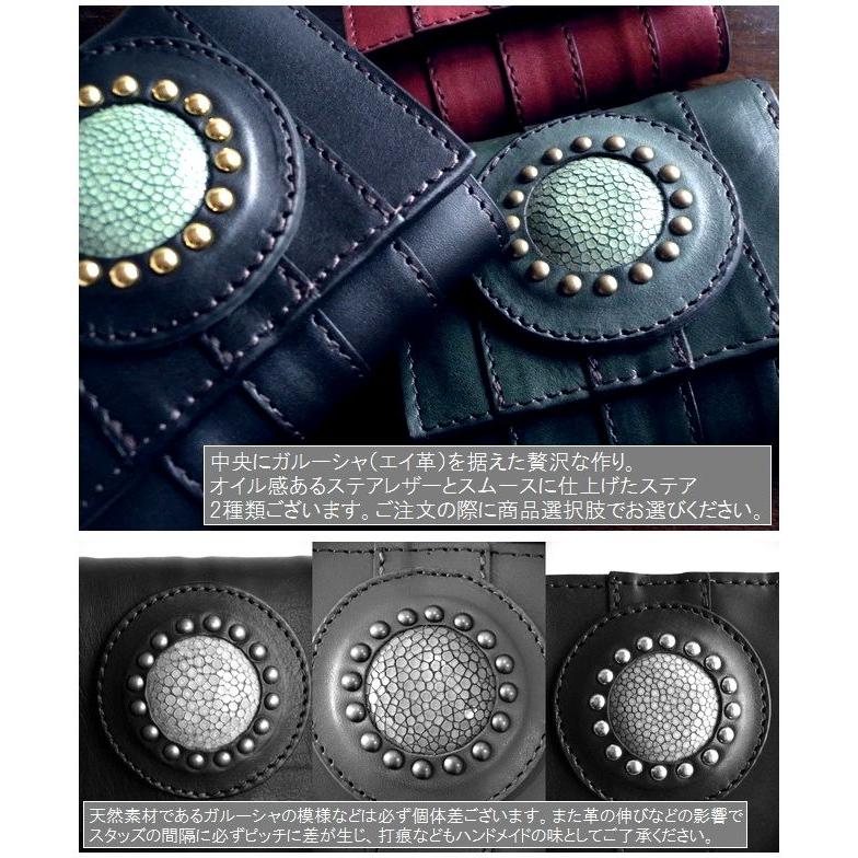 moquip モキップ ガルーシャ ステアレザー 折り財布 WLG06244 moquip モキップ ガルーシャ ステアレザー 折り財布 WLG06244
