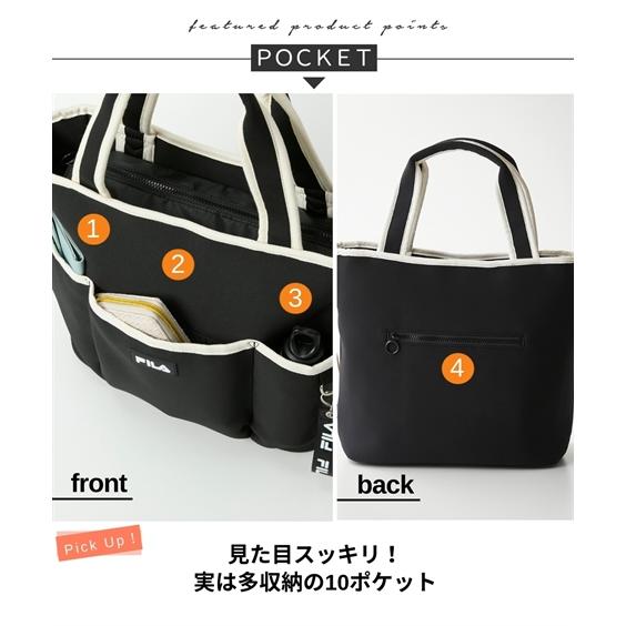 FILA バッグ（鞄） FILA 10ポケット ダイバー風素材 2WAY トート A4対応 ベルトポーチ付 (アクアカルダ) : ACQUA CALDA - 通販 - Yahoo!ショッピング