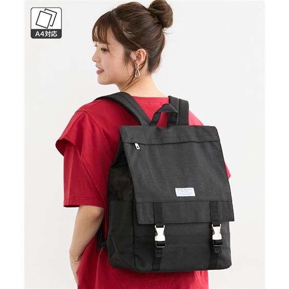 ニッセン バッグ（鞄） スクエア フラップ カジュアル リュック バックパック スクエアバック シンプル 通勤 通学 A4対応 (アクアカルダ) : ACQUA CALDA - 通販 ...