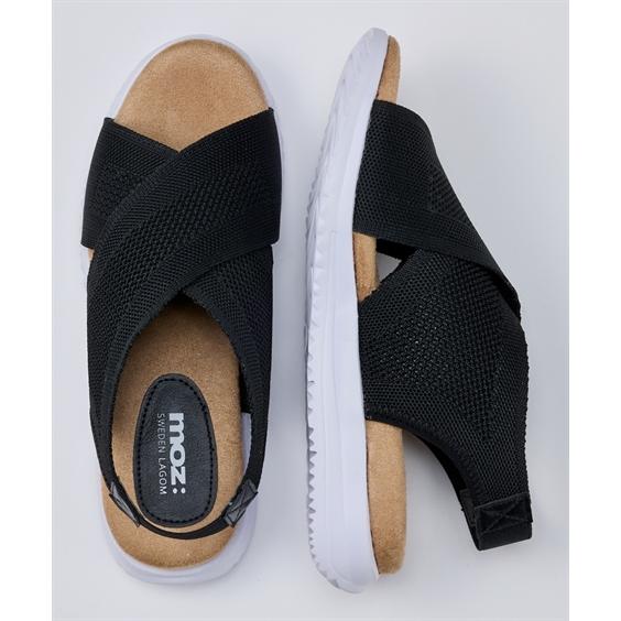 moz サンダル 靴 モズ 厚底 軽量 ニット クロスデザイン 3.5cmヒール らくちん カジュアル 通勤 ひらじか 3E EEE (アクアカルダ) : ACQUA CALDA - 通販 ...