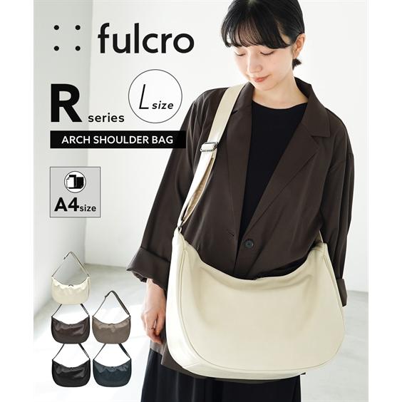 ニッセン バッグ（鞄） fulcro フルクロ R ハーフムーン型 ショルダー A4対応 ユニセックス シンプル ショルダーバッグ (アクアカルダ 送料無料) : ACQUA CALDA ...