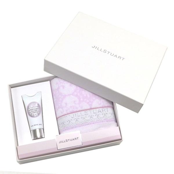 JILL STUART（ジルスチュアート） ハンカチ＆ハンドクリーム ギフトBOX入セット JS241 : acrop - 通販 ...