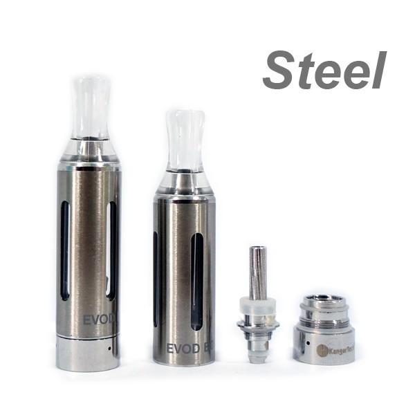 Kangertech EVOD 4-Window BCC eGo ボトムコイル交換型 メタルクリアカトマイザー clearomizer (5個 ...