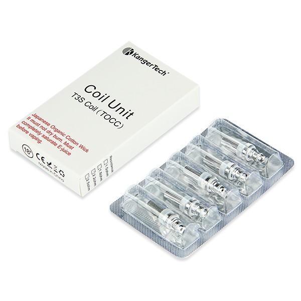 カンガーテック（KangerTech） KangerTech TOCC T3S互換 コイルユニット(5個入) : アクトファースト ヤフー店 ...