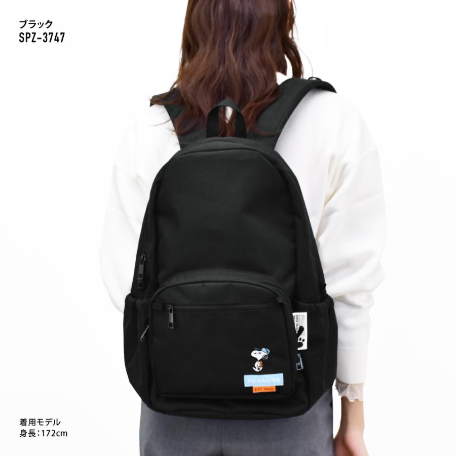 SNOOPY（スヌーピー） リュック デイパック 20L 大容量 a4 レディース メンズ 通勤 通学 旅行 お出かけ 大人 学生 子供 可愛い おしゃれ キャラクター : Action ...
