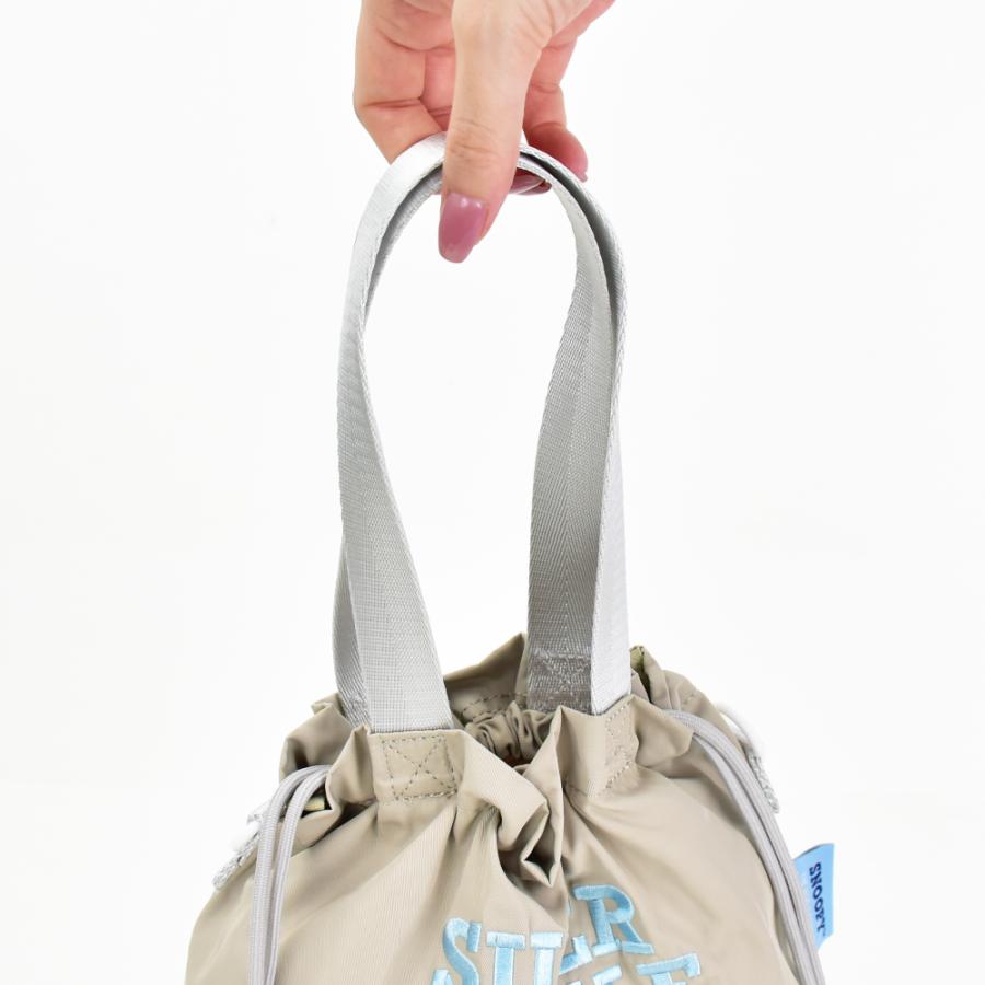 SNOOPY スヌーピー 2way 巾着 ショルダーバッグ ショルダートート 斜めがけ レディース 通勤 通学 旅行 大人 学生 子供 かわいい おしゃれ キャラクター : Action ...