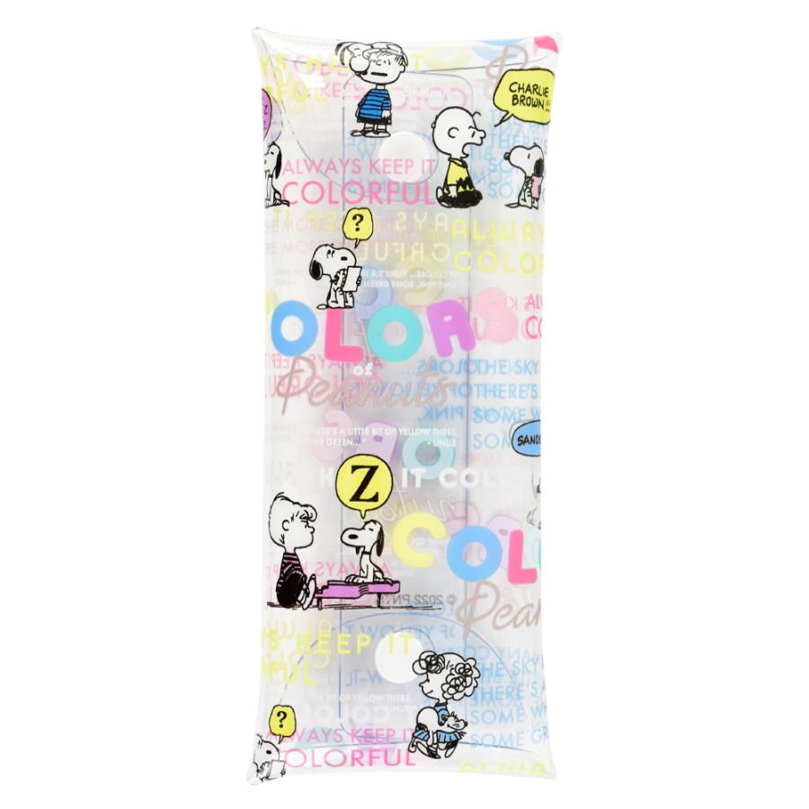 SNOOPY スヌーピー ペンケース 筆箱 小物入れ クリアマルチケース Lサイズ カラー(SPZ-2827) スリム 女の子 透明 PVC かわいい キャラクター グッズ : Action ...