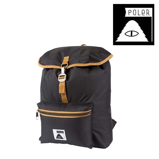 POLeR POLER ポーラー バックパック THE FIELD PACK BLACK : ACTIVE-BOARD - 通販 ...