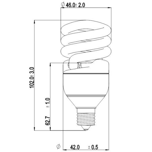 パルックボール パナソニック EFD15ED/11E/E17F2 クール色 60W形 D形 E17口金 EFD15ED11EE17の後継品 (EFD15ED11EE17F2) : アクティブ ...