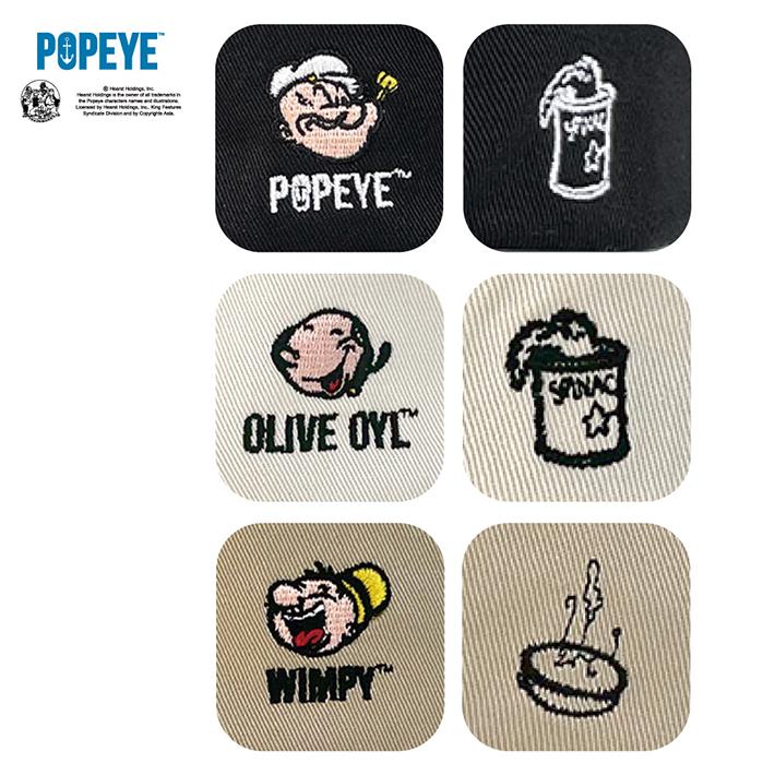 POPEYE / ポパイ LOW CAP (POP-002) ワンポイント刺繍 ローキャップ オリーブ OLIVE ウィンピー レディース ...