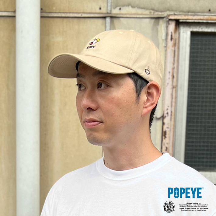 POPEYE / ポパイ LOW CAP (POP-002) ワンポイント刺繍 ローキャップ オリーブ OLIVE ウィンピー レディース ...