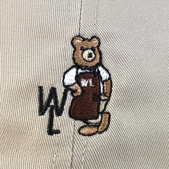 Well-Tailored / ウェルテイラード WELL-BEAR CAP (WL-2323) クマ ワンポイント刺繍 刺繍キャップ アニマル刺繍 ローキャップ レディース メンズ ブランド ...