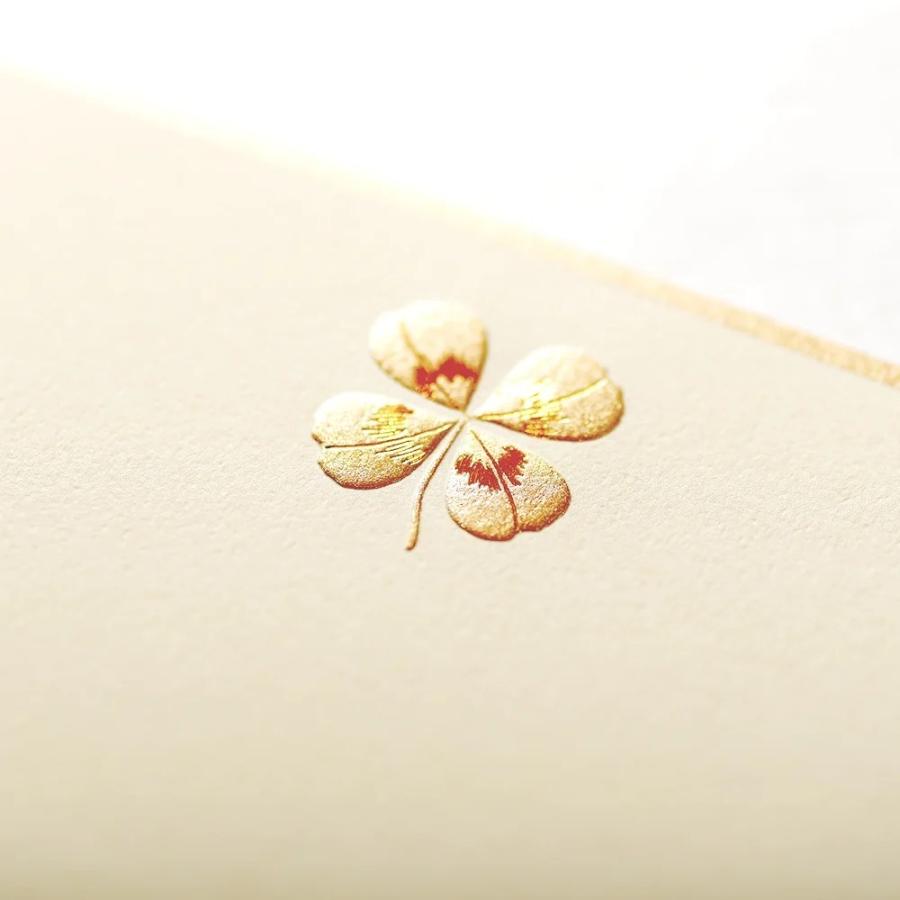 G.C.PRESS 付箋カード 四葉のクローバー 020-00｜文房具 ラッキーモチーフ シンプル ワンポイント ギフト 添え状 : アクティブサポート - 通販 - Yahoo!ショッピング