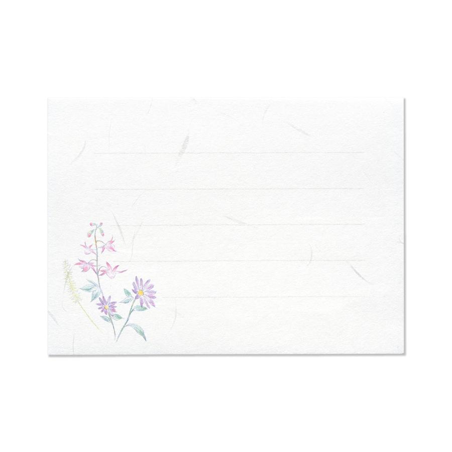 G.C.PRESS ふみ揃え便箋 野の花 084-69｜文房具 ミニ便箋 メッセージカード 伊予和紙 和柄 花柄 イラスト : アクティブサポート - 通販 - Yahoo!ショッピング