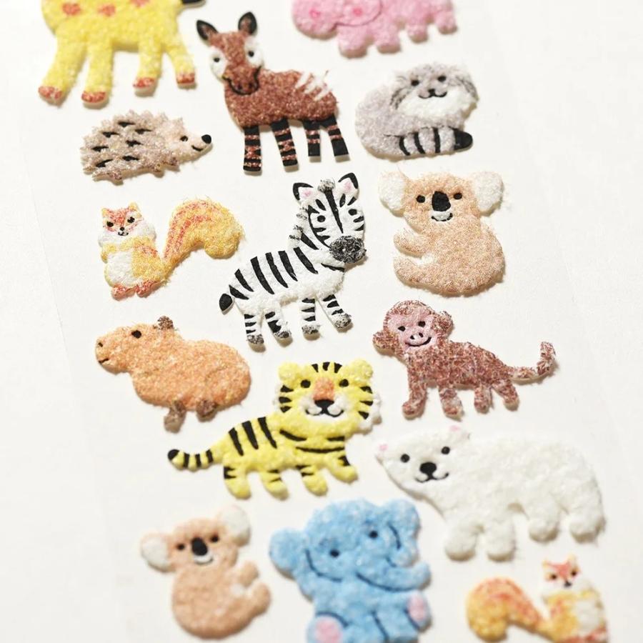 G.C.PRESS シール ふわふわ 動物園 133-38 : 133-38 : アクティブサポート - 通販 - Yahoo!ショッピング