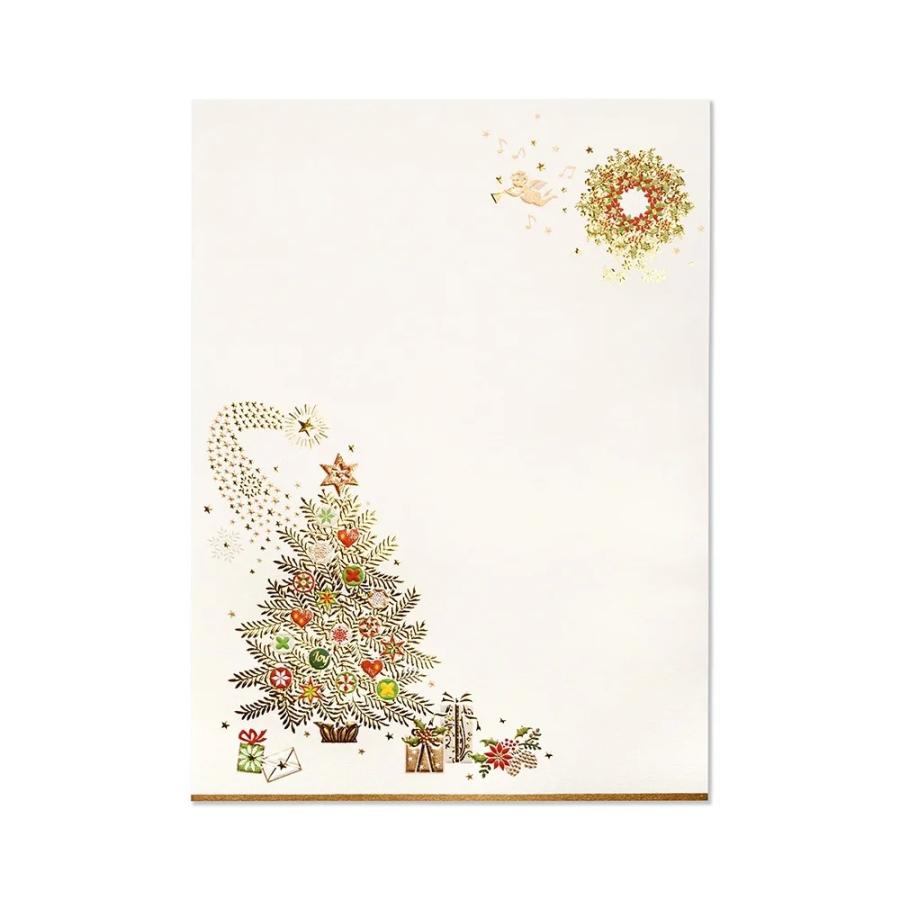 G.C.PRESS 便箋 メリークリスマス 金 409-66 :409-66:アクティブサポート - 通販 - Yahoo!ショッピング