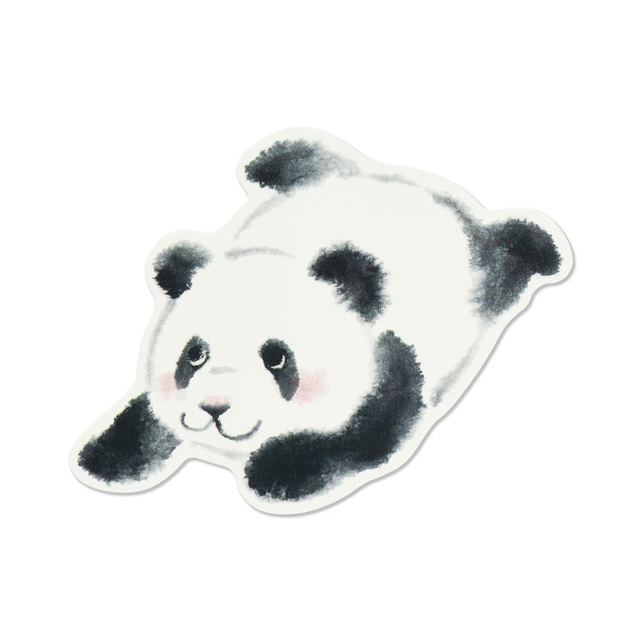 G.C.PRESS ステッカー 墨絵 ぱんだ 522-09｜和風シール 防水 耐水 スマホ スーツケース ノートPC タブレット 動物 装飾 : アクティブサポート - 通販 - Yahoo ...