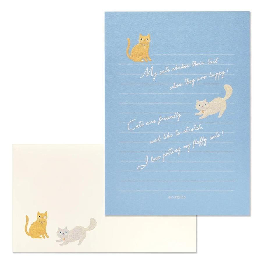 G.C.PRESS 便箋/封筒セット Happy Cats : アクティブサポート - 通販 - Yahoo!ショッピング