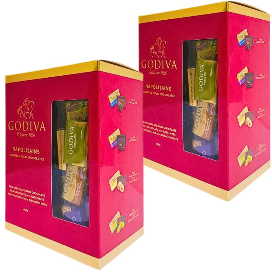 GODIVA ゴディバ ナポリタン 450g×2箱 チョコレート アソート パック 詰め合わせ 大容量 クリスマス 一口サイズ : 5220 : アクティビティ - 通販 - Yahoo!ショッピング