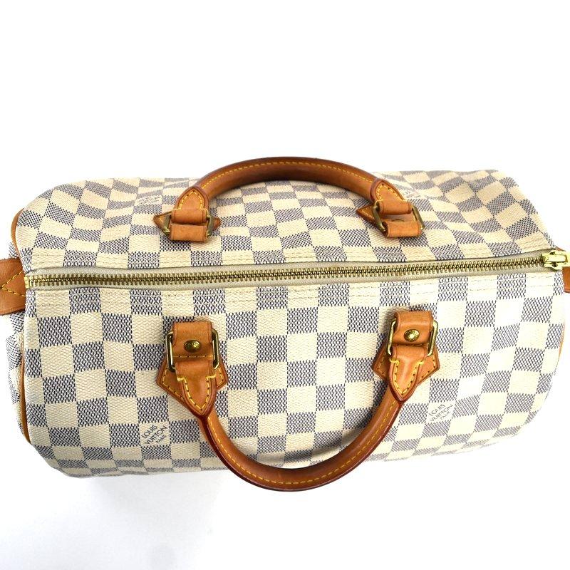 スピーディ ルイヴィトン バッグ レディース ダミエ アズール