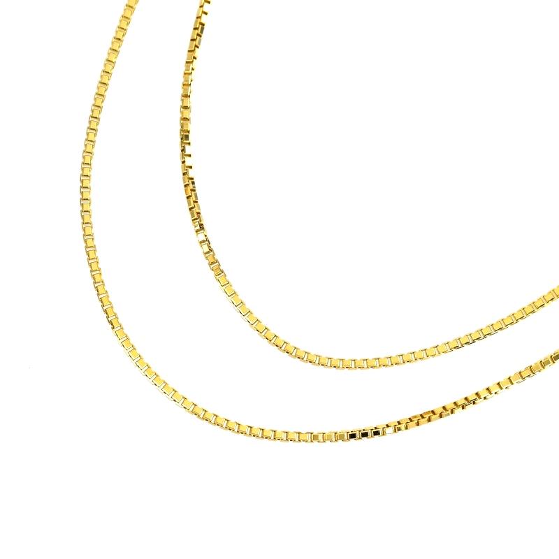 ネックレス ベネチアンチェーン 45cm 18金 K18YG レディース ネックレスチェーン ジュエリー アクトワン : ACT ONE - 通販 - Yahoo!ショッピング