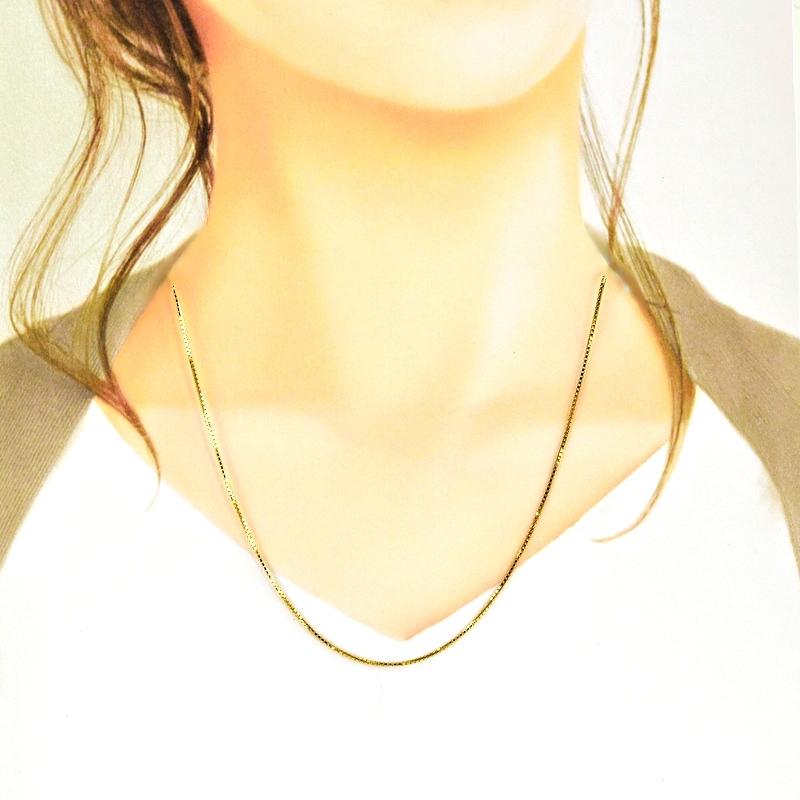 ネックレス ベネチアンチェーン 45cm 18金 K18YG レディース ネックレスチェーン ジュエリー アクトワン : ACT ONE - 通販 - Yahoo!ショッピング