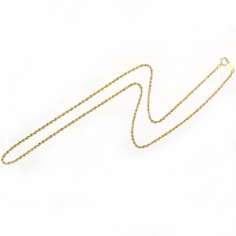 ネックレス レディース 18金 K18YG イエローゴールド デザインネックレス ロープデザイン デザインチェーン 45cm 4.9g ジュエリー アクトワン : ACT ONE - 通販 ...